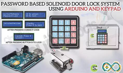 Password Based Solenoid Door Lock System Using Arduino And Keypad Door Lock System Arduino