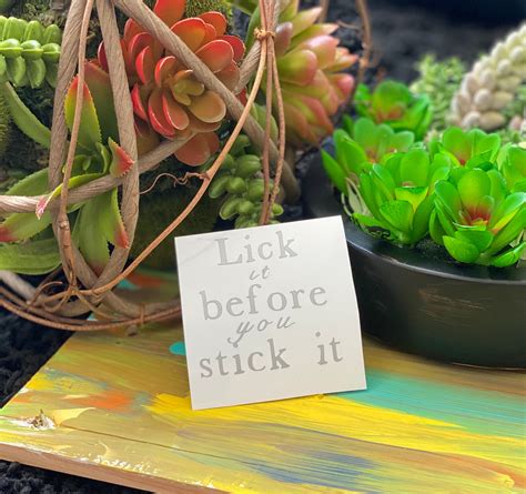 Lick It Before You Stick It Etsy