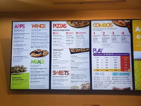 Menu At Chuck E Cheese Pizzeria Brandon 4134 The Best Porn Website