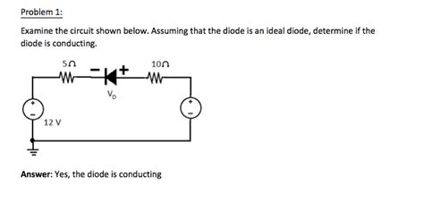 Solved Examine The Circuit Shown Below Assuming That The