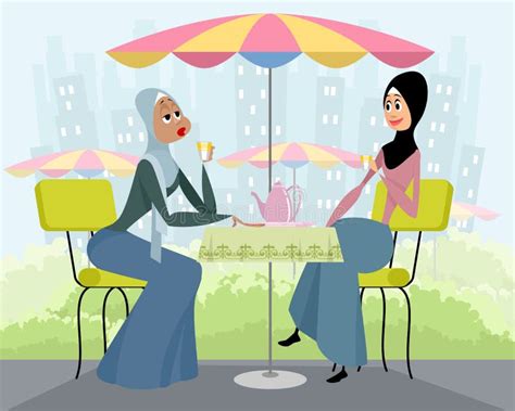 Girl Drinking Coffee Stock Vector Illustration Of Umbrella 61868736