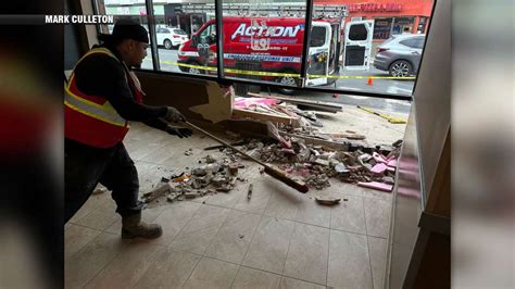 Car Crashes Into Dunkin In Chelsea Boston News Weather Sports