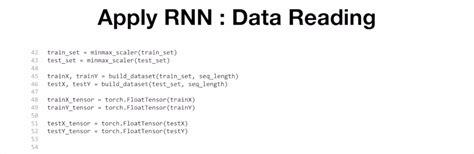 모두를 위한 딥러닝2 Rnn 4 Time Series