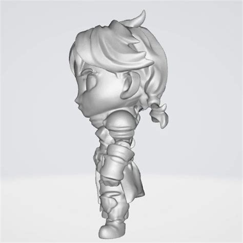 Free Stl File Chibi Human With Sword 🗡️ ・3d Printer Model To Download・cults