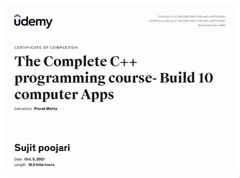 sujit poojari on linkedin i had also completed c programming course