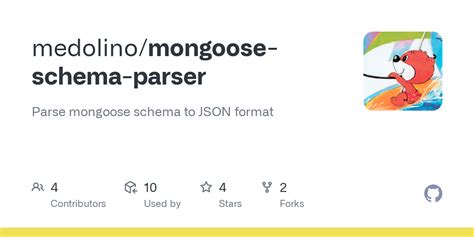 Github Medolinomongoose Schema Parser Parse Mongoose Schema To Json