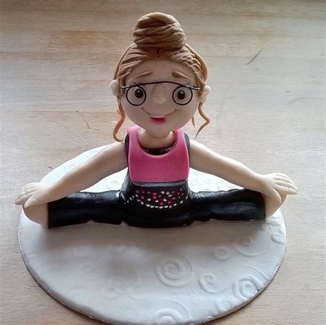 Gymnast Poppy Cake Toppings Novelty Christmas Christmas Ornaments
