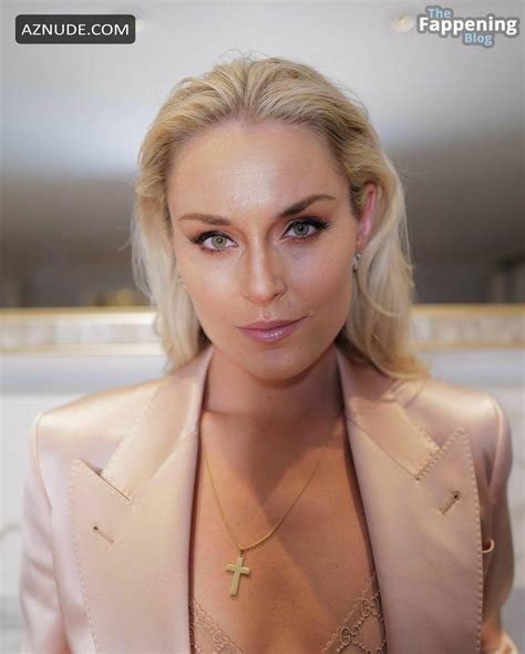 Lindsey Vonn Sexy Attends The Oscar After Party In A Stunning Pink Ensemble Aznude