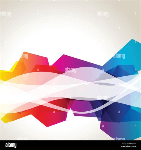 Colorful Abstract Vector Wave Design Background Stock Vector Image And Art Alamy