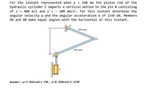 Solved Help Dynamic By Using Vector Acceleration Analysis