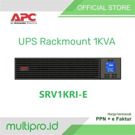 Promo Ups Apc Srv1kri E Rackmount 1kva Easy Ups Online Railkit Cicil