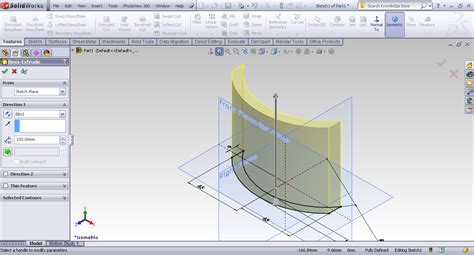 Tutorial Using Surface Cut Feature For Bossing Text In Solidworks Grabcad Tutorials