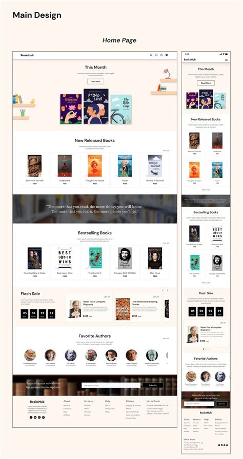 Book Store Ui Design Nirmal Kumar Ui Design Website Web Design Books Simple Website Design