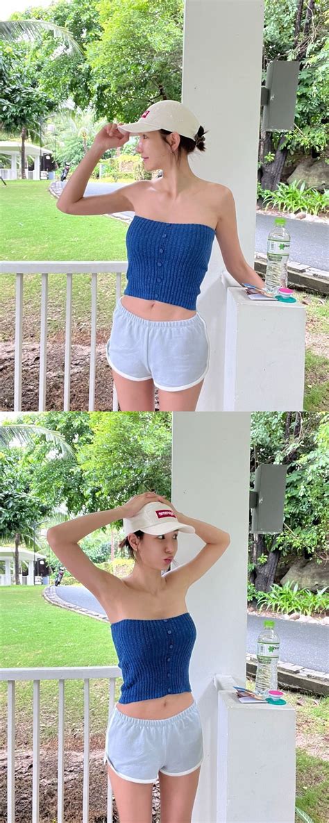 애둘맘 애프터스쿨 정아 167cm 48kg이라더니…허리가 한 줌이네