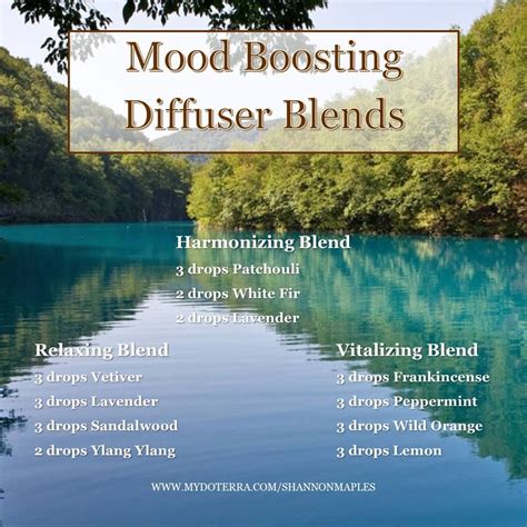 Mood Boosting Essential Oil Diffuser Blends Essential Oil Diffuser Recipes Essential Oils