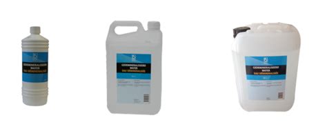 Gedemineraliseerd Water Hoeveelheden Demi Water Maken