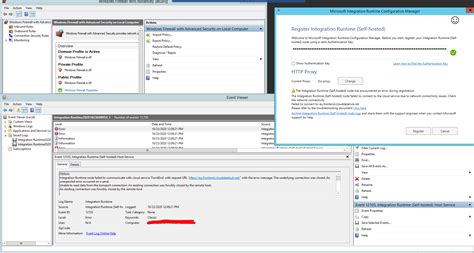 Integration Runtime Registration Error Failed To Connect To Eu