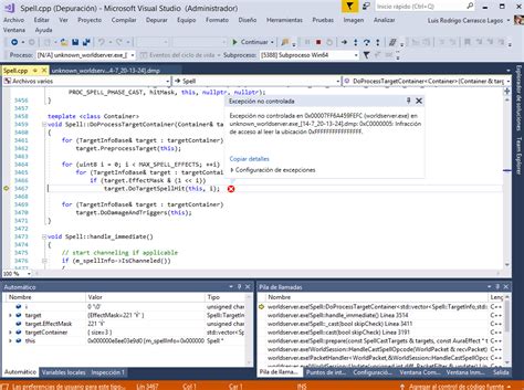 335 Corespells Crash While Processing Spell Targets · Issue 22158 · Trinitycore