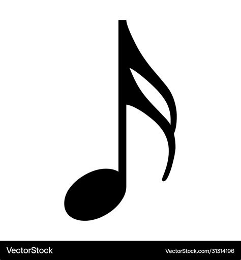16th Note Vector