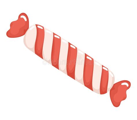 Red Wrapped Candy Stock Vector Illustration Of Bonbon 260616305