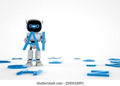 Machine Learning Concept 3d Rendering Small Stock Illustration