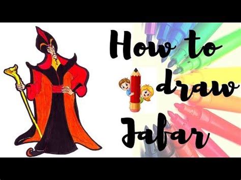 How to draw Jafar from Aladdin Как нарисовать Джафара из Аладдин Jafar from aladdin