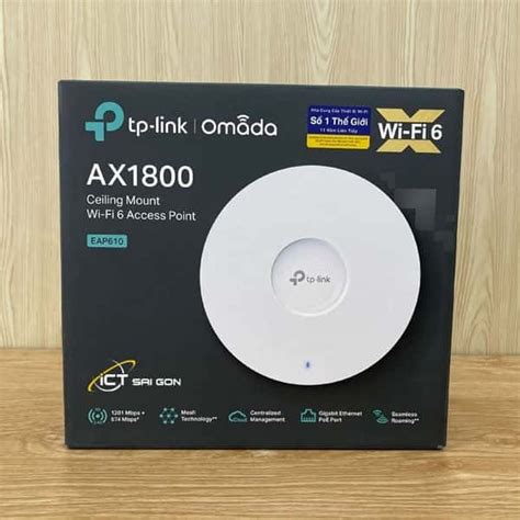 Bộ Phát Wifi Tp Link Eap 610 Wi Fi 6 Gắn Trần Mesh 55 User
