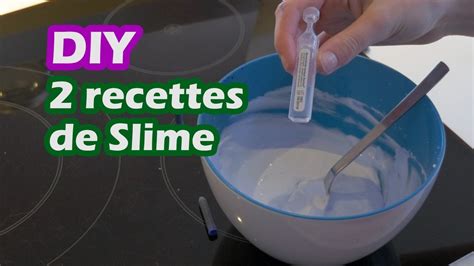 DIY deux recettes de Slime en français FR YouTube