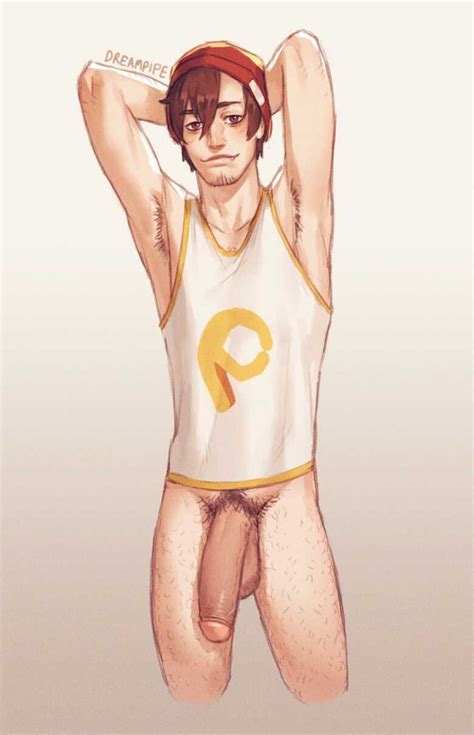 Rule 34 All Saints Street Armpit Hair Armpits Arms Up Beanie Big Penis Brown Hair Chin Beard