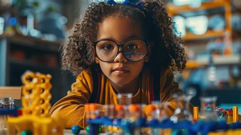 Black Girl Doing A Science Experiment Images Free Download On Freepik