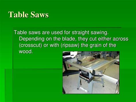 Ppt Table Saw Safety Training Powerpoint Presentation Id 6789138