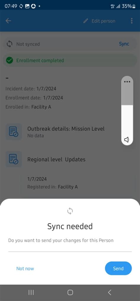 Dhis2 Android Capture Version Dhis2 V3001 Is Not Synchronizing Or