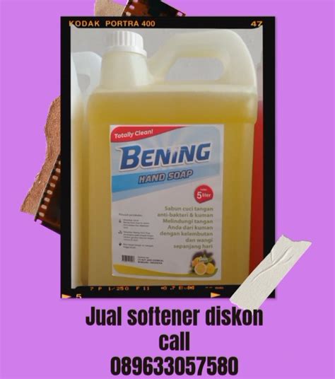 Viral Call 089633057580 Pabrik Pembuatan Softener Klik Wame