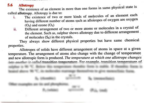 SOLUTION Allotropy Definition And Formula Chemistry Notes Studypool