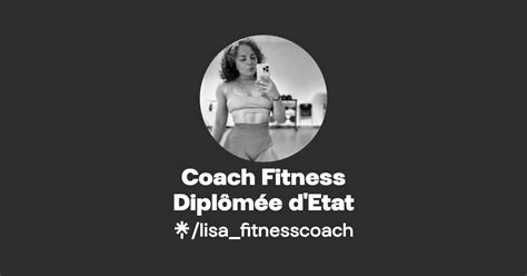 Coach Fitness Diplômée Detat Tiktok Twitch Linktree