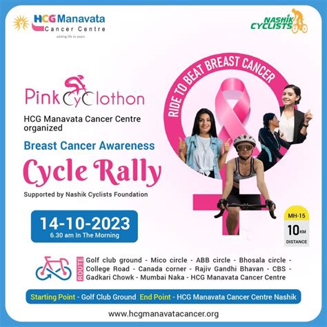 Hcg Manavata Cancer Centre Nashik On Linkedin Pinkcyclothon