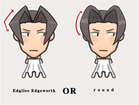 ~how Do You Draw Miles Edgeworths Hair~ Raceattorney