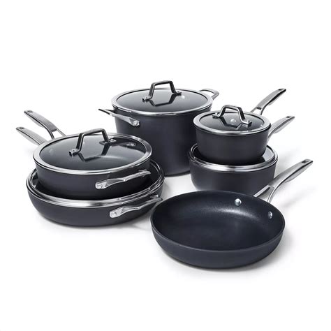 Calphalon Premier Hard Anodized Nonstick 11 Piece Cookware Set Sur La