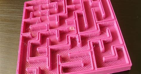 maze 10x10 simple by mechadense download free stl model