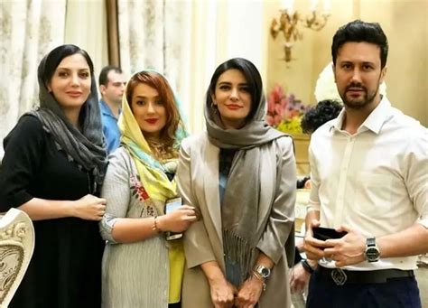 لیندا کیانی و شاهرخ استخری در پشت صحنه سریال دلدادگان عکس