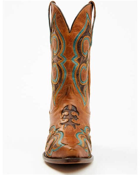 Dan Post Mens 13 Ruthless Orville Western Boots Snip Toe Chocolate