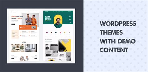 12 Wordpress Themes With Demo Content Free Premium
