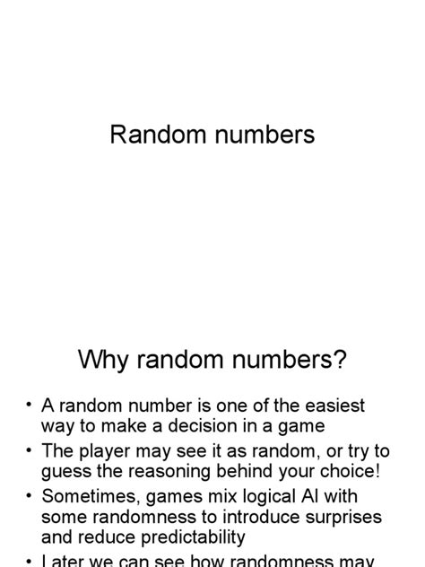 Random Gen Pdf Computing Computer Programming