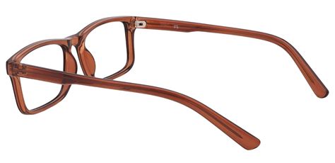 Ames Rectangle Prescription Glasses Brown Mens Eyeglasses Payne