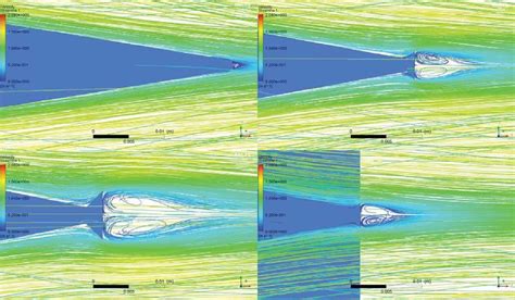 A Streamlines At 0 Degree Of Angle Of Attack Top View Top Left Download Scientific Diagram