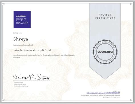 Shreya Kakkar On Linkedin Continuouslearning Excelskills Excel Certification