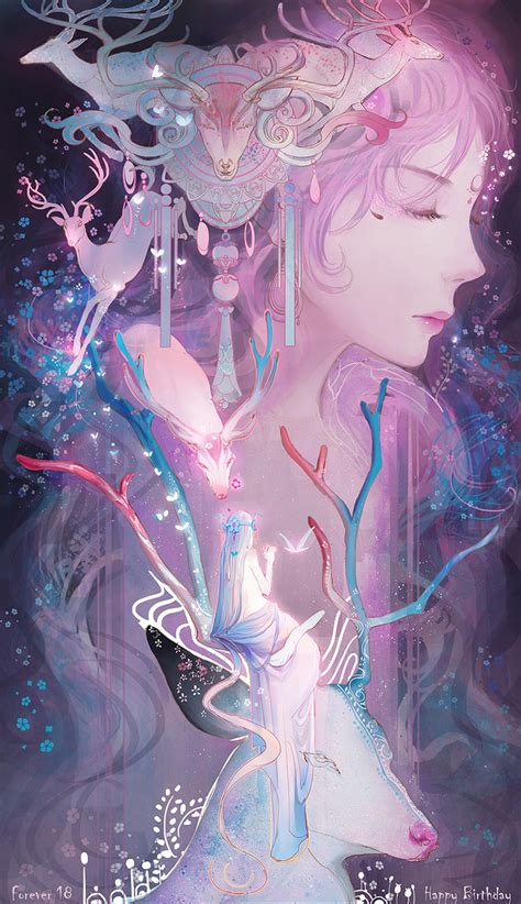 少女 梦幻 结花衔环 绘师纳言 堆糖美图壁纸兴趣社区