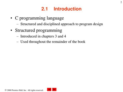 Ppt Chapter 2 Introduction To C Programming Powerpoint Presentation