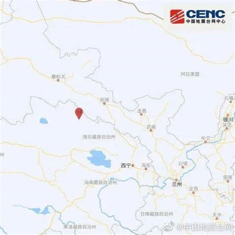 海北州祁连县发生4 7级地震 中国 甘肃 肃南