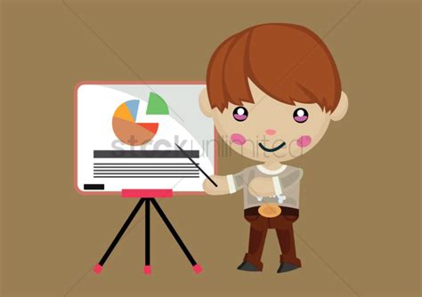 Free Cute Boy Presenting Statistics Nohatcc